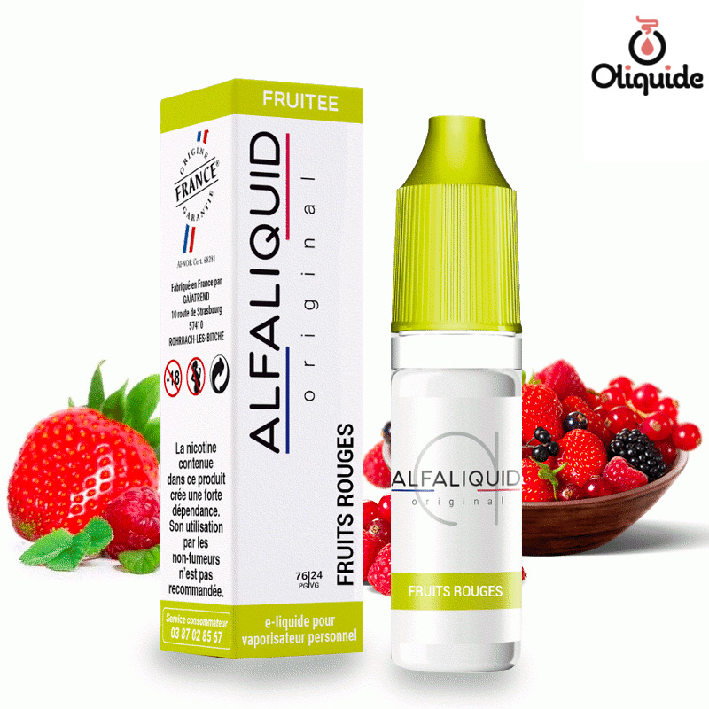 Fruits Rouges de Alfaliquid dès 4,50€ > Recharge de liquide
