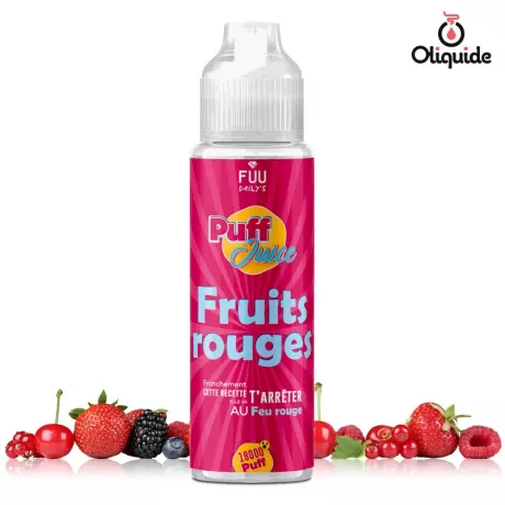 Eliquide Fruits Rouges 50ml à 9,48 € par 5
