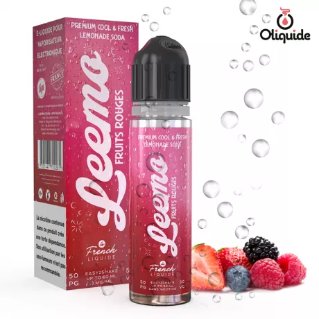 Eliquide Leemo Fruits Rouges 60 ml 50ml à 10,34 € par 5