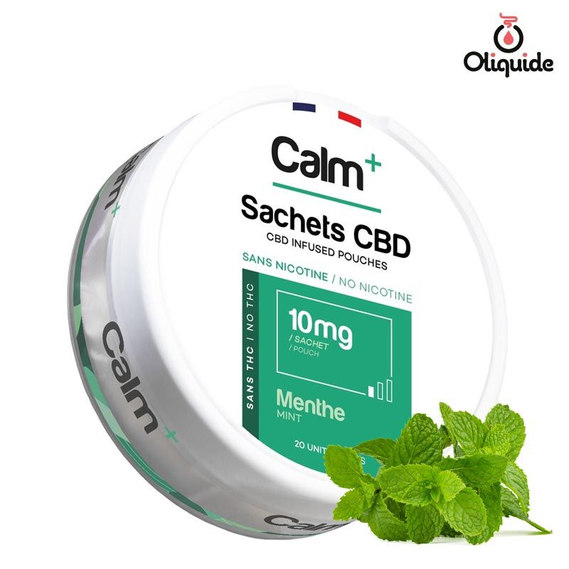 CBD Sachet CBD Menthe Calm+ dès 9,41