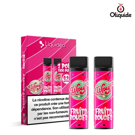 Eliquide Pod Fruits Rouges x2 à 5,23 € par 20